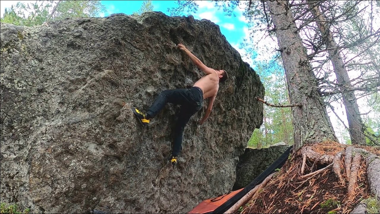 My first 7A boulder! - YouTube