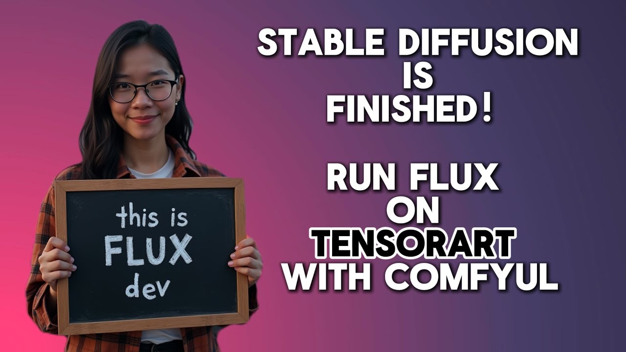 Stable Diffusion is FINISHED! How to Run Flux on TensorArt with ComfyUl ...