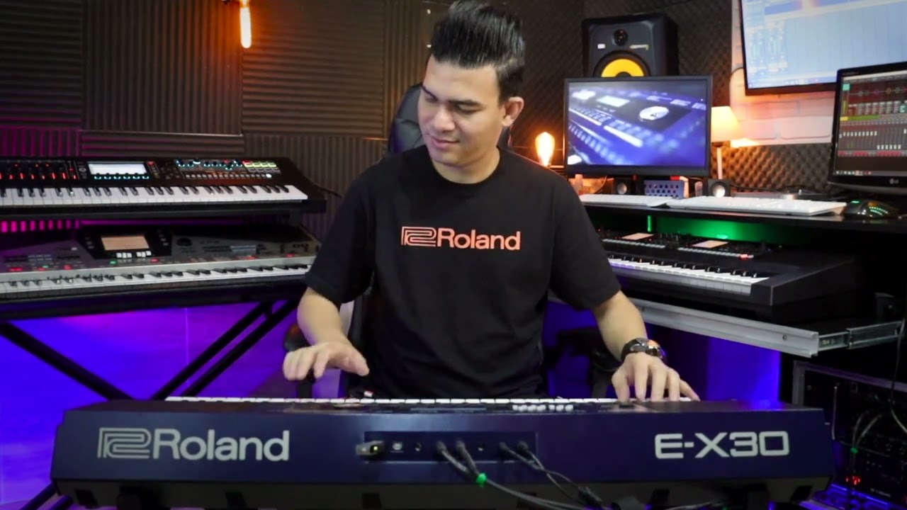 Ritmo "Anos 80" para Roland E-X30 by Thyago Ribeiro - YouTube
