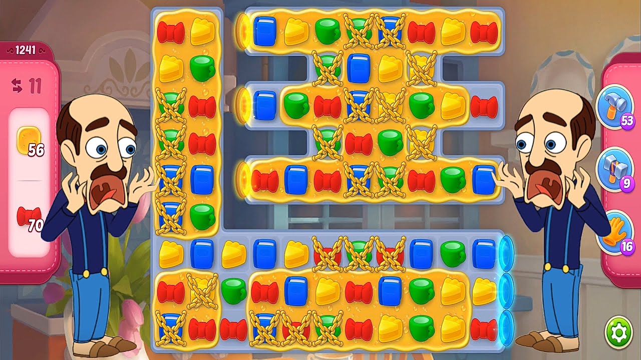 Homescapes - Level 1241 Super Hard Level Gameplay Walkthrough - New ...