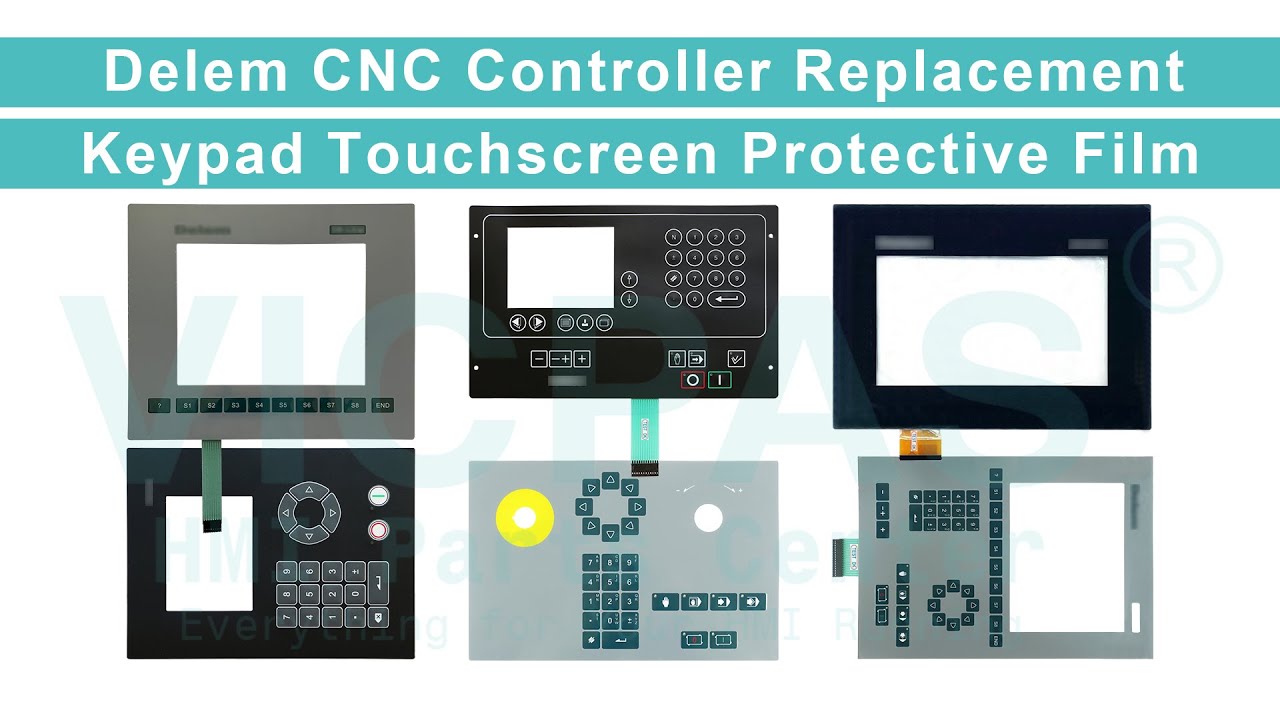 Delem Control Membrane Keypad Touch Panel Overlay - YouTube
