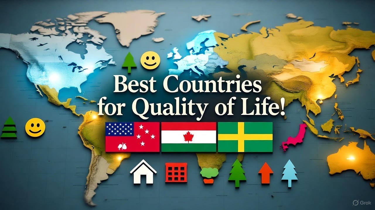 Top 10 Countries With the Best Quality of Life in 2025! - YouTube