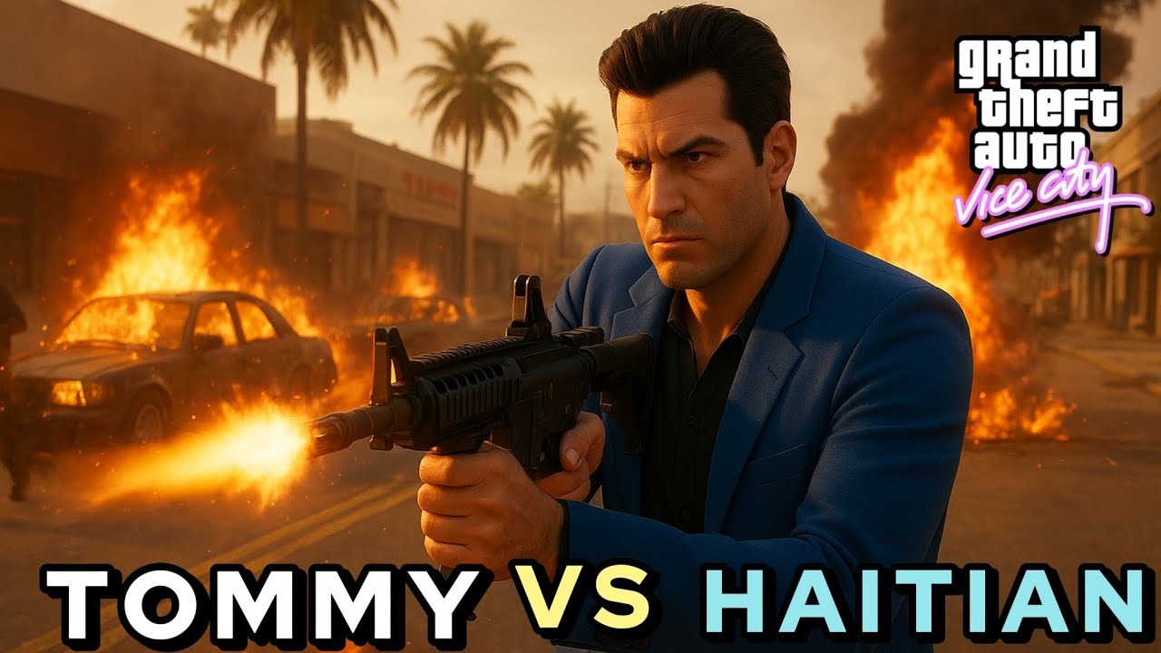 GTA Vice City – Two Bit Hit Mission | Tommy vs Haitian Gangs Attack ...