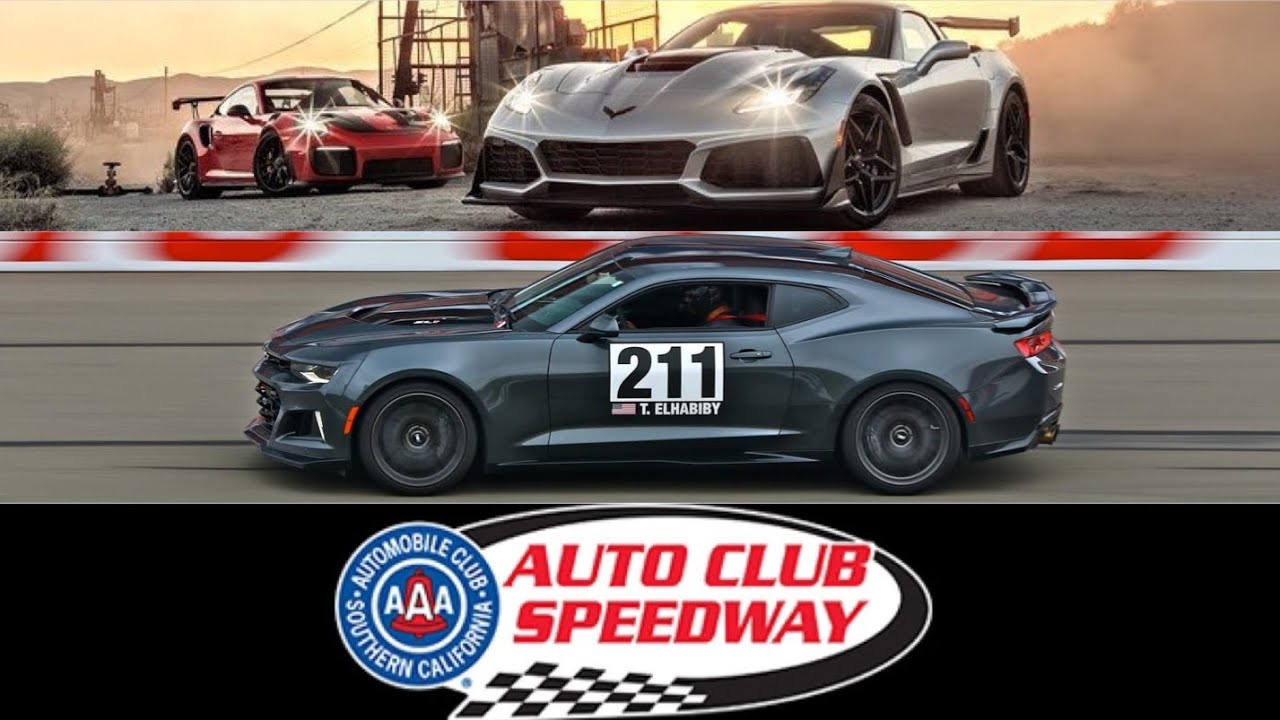 Camaro ZL1 beats Corvette ZR1 and Porsche GT3RS at Autoclub Speedway ...
