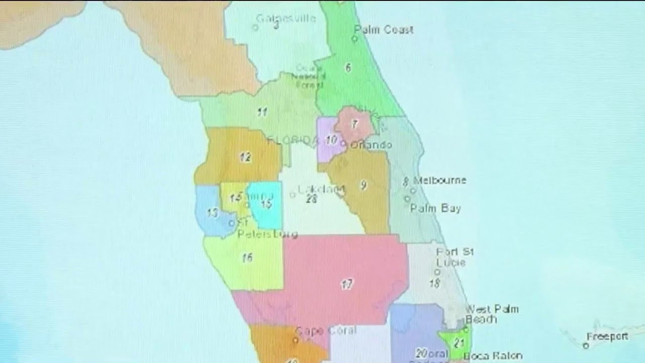 Florida Senate approves new congressional district map - YouTube