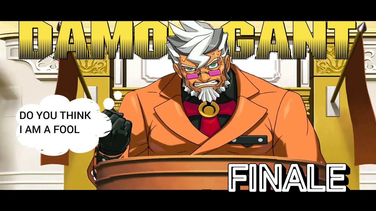 Damon Gant is Guilty As Sin l Ace Attorney Part 10 Gameplay - YouTube