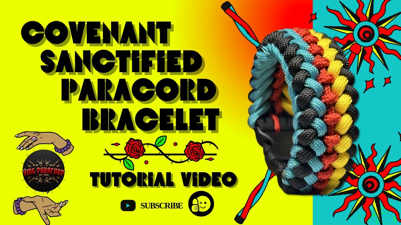 How to Make the Covenant Sanctified Paracord Bracelet #tutorial # ...