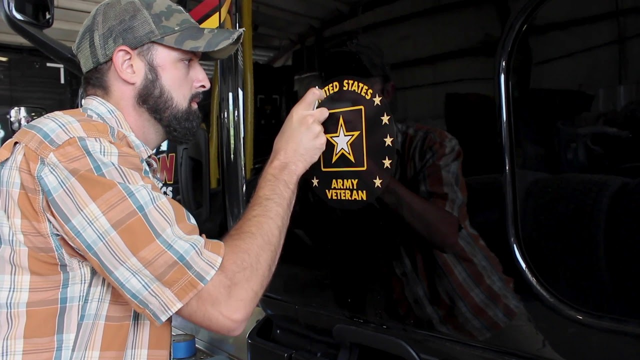 NEW Military Decals for Wilson Logistics Veterans - YouTube