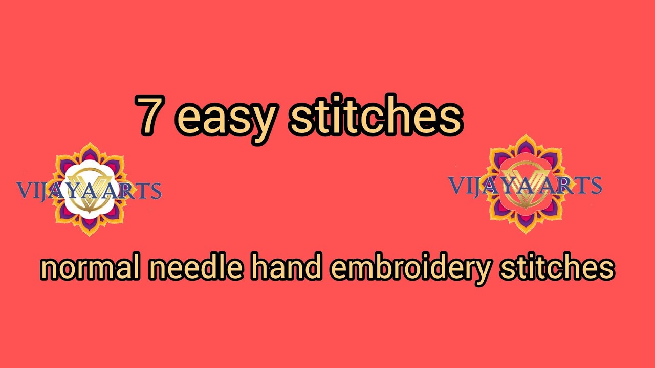 🍃🍀 🌺🌻🌹 designs stitches | embroidery stitches | normal needle ...