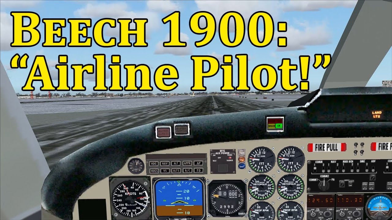 Virtual United Airlines FS9 #1: First Airline Flight (Beechcraft 1900D ...