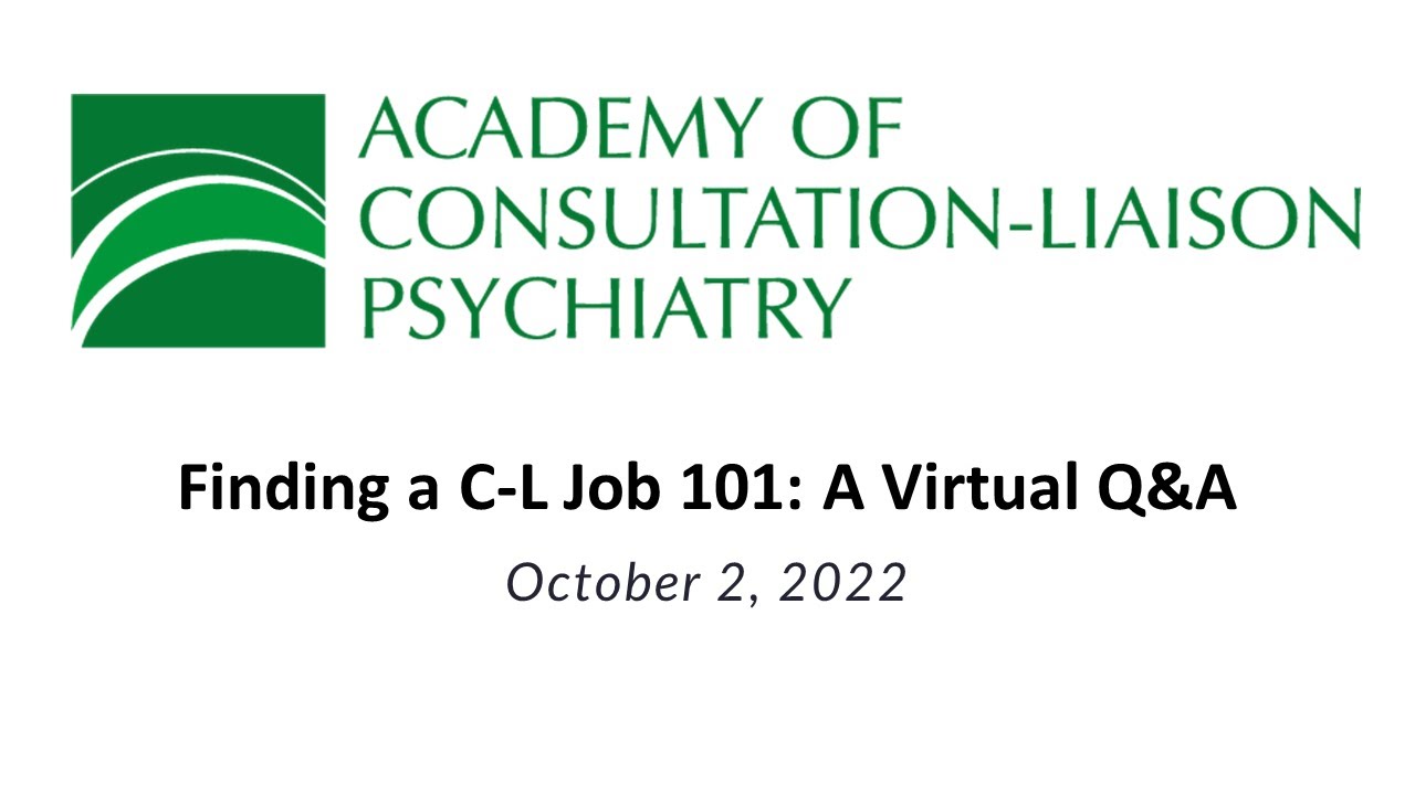 Finding a CL Job:101 - YouTube