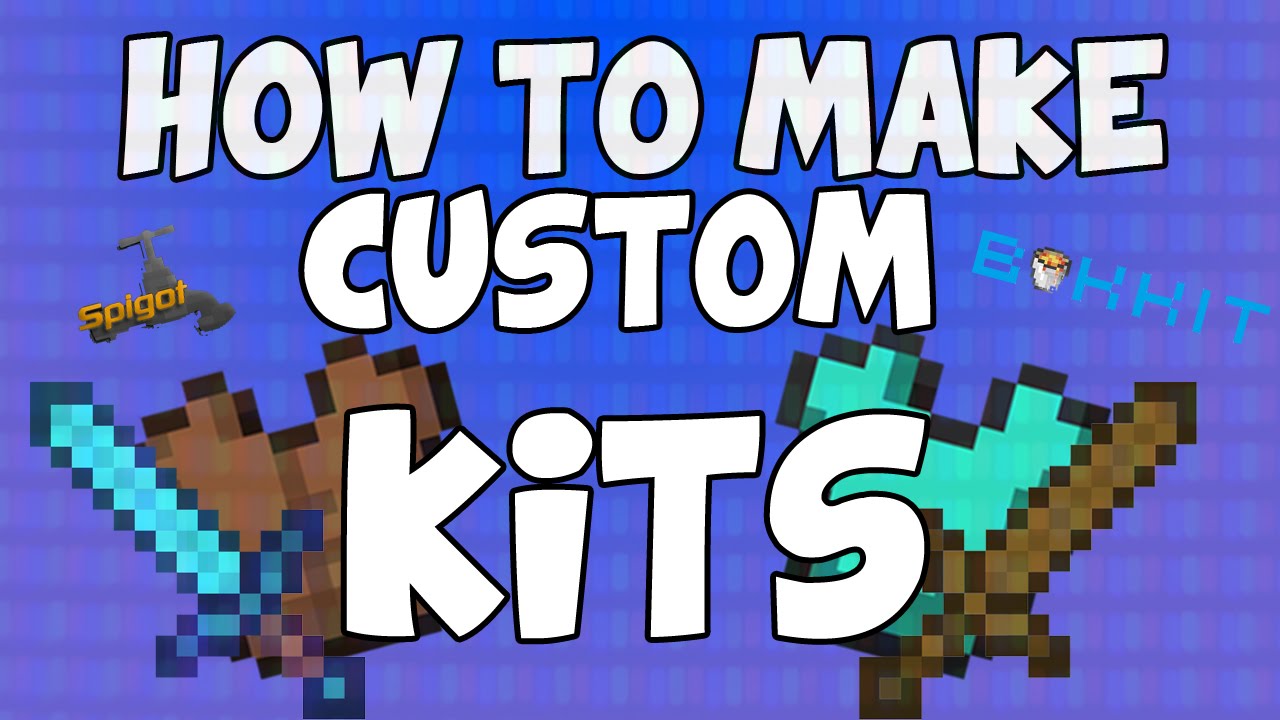 Minecraft Custom Kits w/Enchantments & Names TUTORIAL! - YouTube