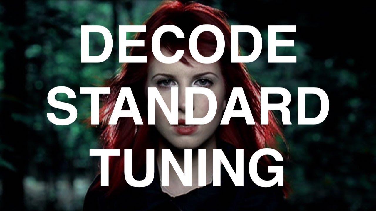 Decode in E Standard Tuning - YouTube