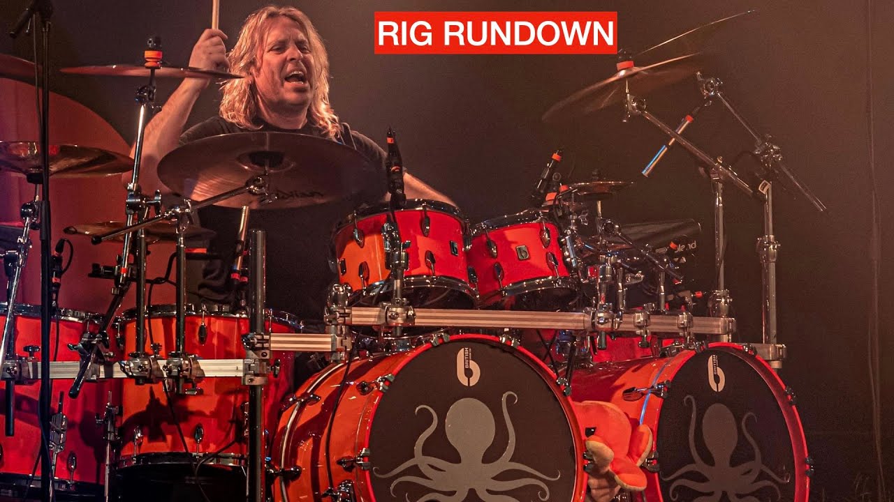 Darby Todd's Drum Rig Rundown for the Devin Townsend USA Lightwork tour ...