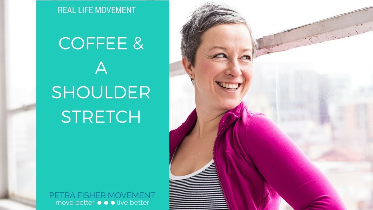 Coffee & A Shoulder Stretch - YouTube