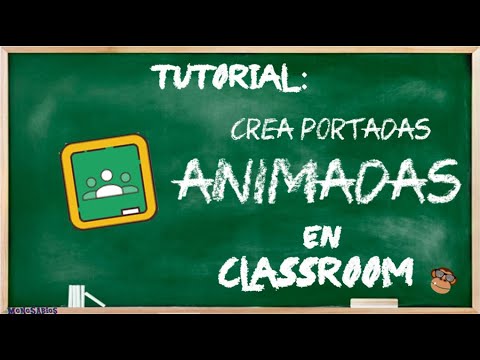 Classroom: Animaciones en tus portadas de grupo - YouTube