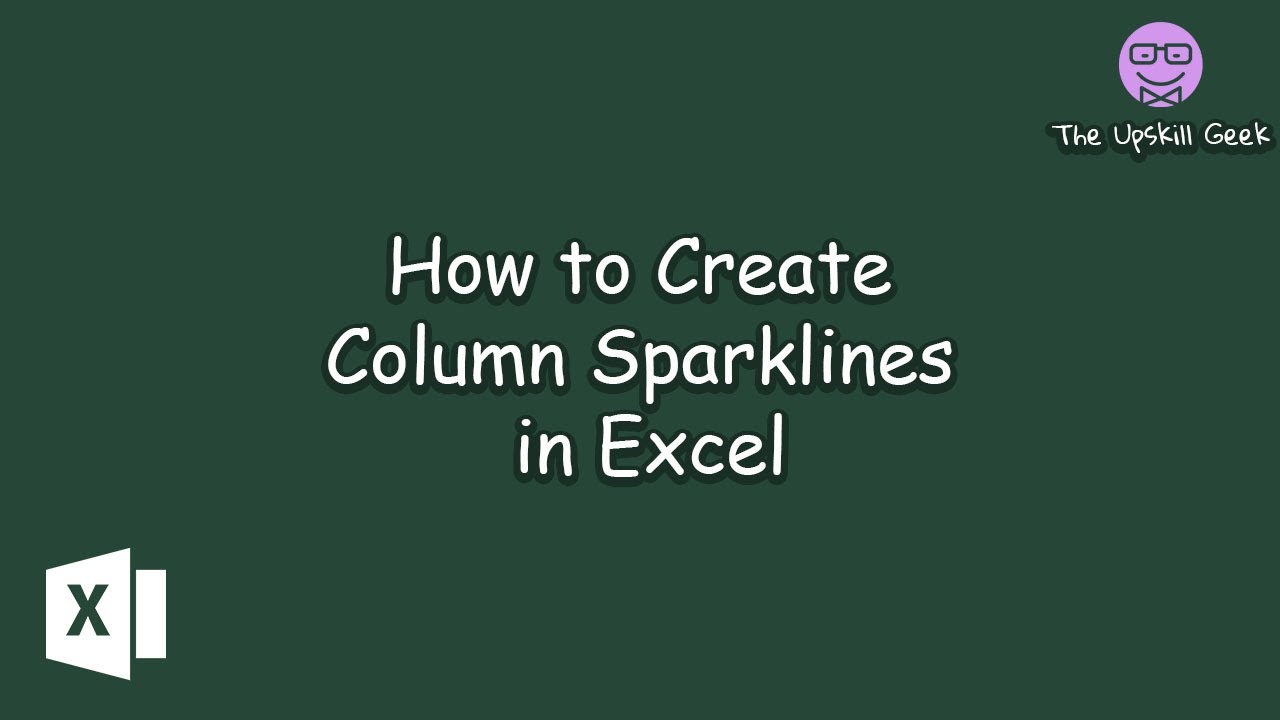 How to Create Column Sparklines in Excel 2019 TUTORIAL | 60 SECOND ...