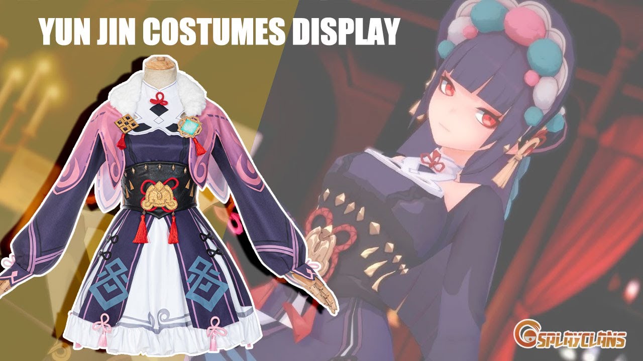 Genshin Impact Yun Jin Cosplay Costumes Display - YouTube