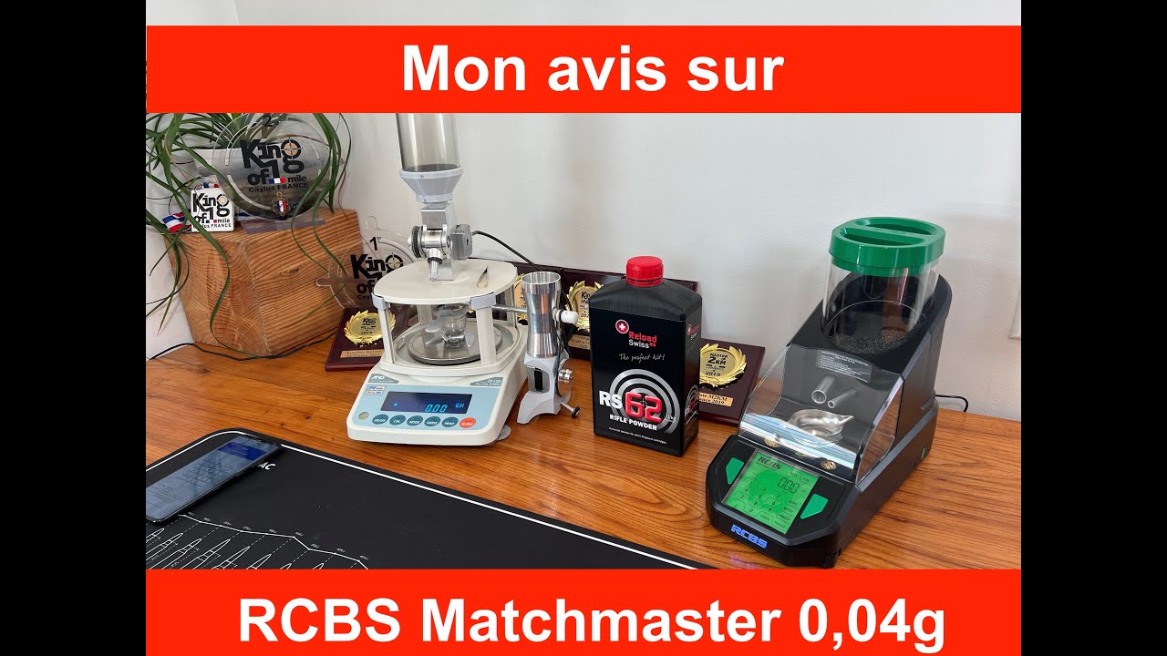 Mon avis sur la balance éléctronique RCBS Matchmaster - YouTube