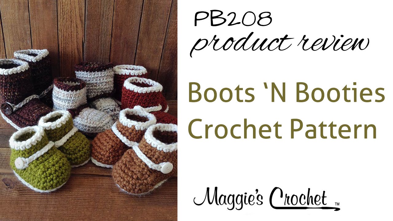 Boots 'n Booties Crochet Pattern Product Review PB208 - YouTube