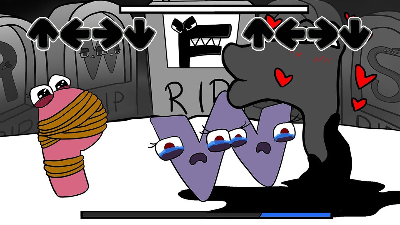 FNF Belike Alphabet Lore But Fixing Letters - Zero Two Dodging Meme ...