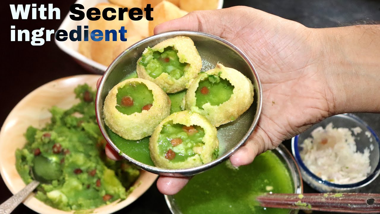 pani puri ka teekha pani | golgappe recipe | pani puri recipe - YouTube
