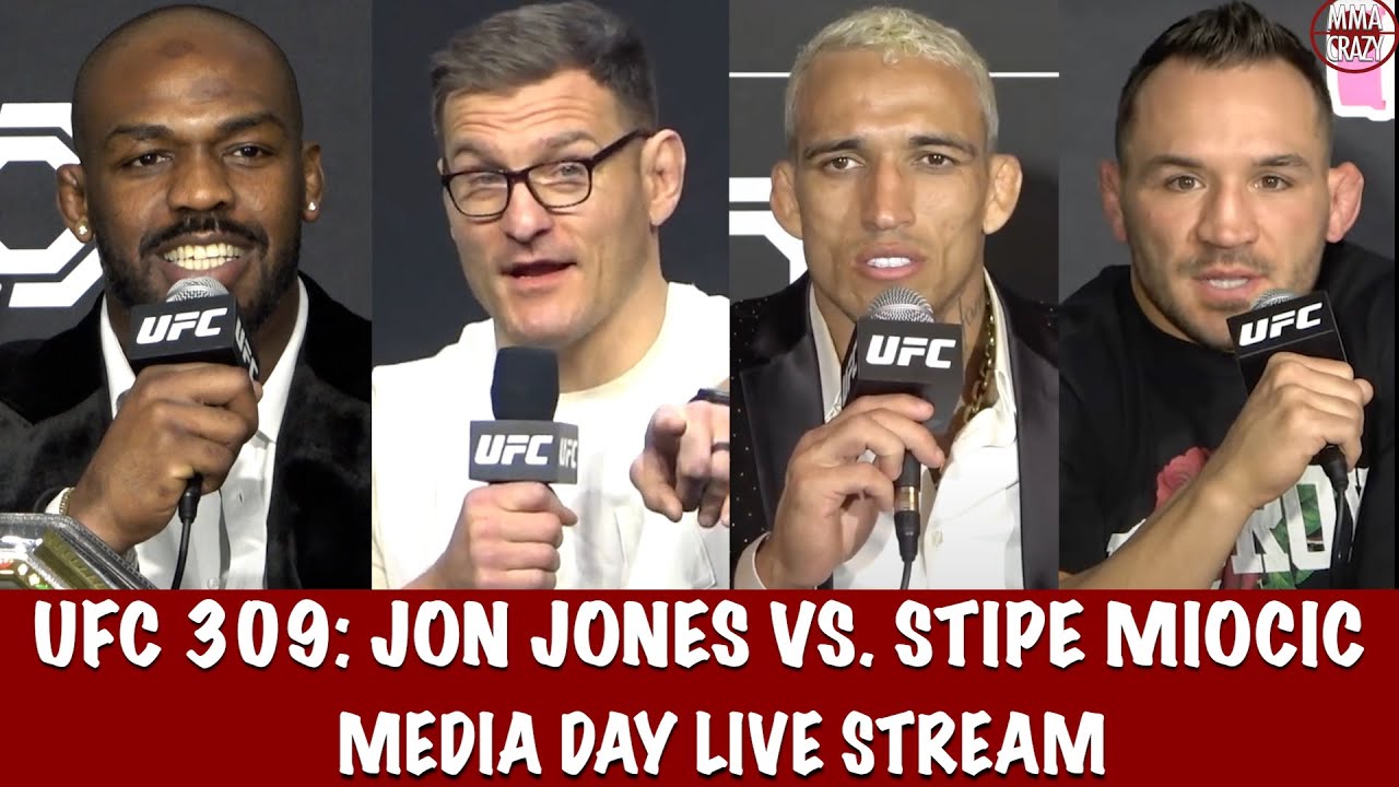 UFC 309: Jones vs. Miocic Media Day Live Stream - YouTube