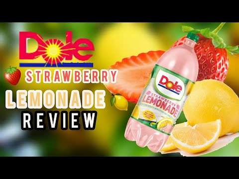 Dole Strawberry Lemonade Review || Try it with me! || Dole Pink ...
