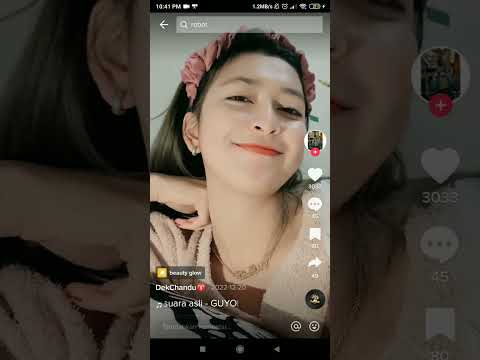 Cewek tiktok, dek chandu, Cantik sexy, don't look at nenene bigo