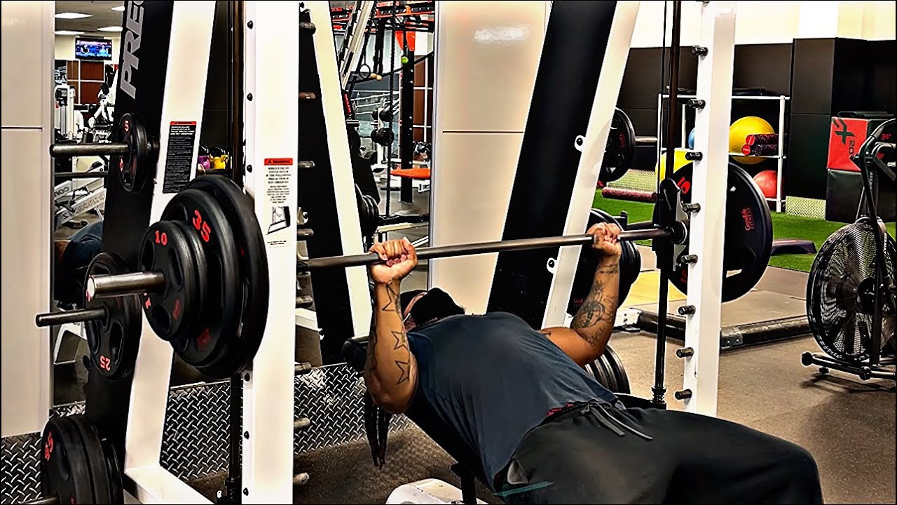Bench press pr | 3 month strength progression | 185lbs - 245lbs - YouTube