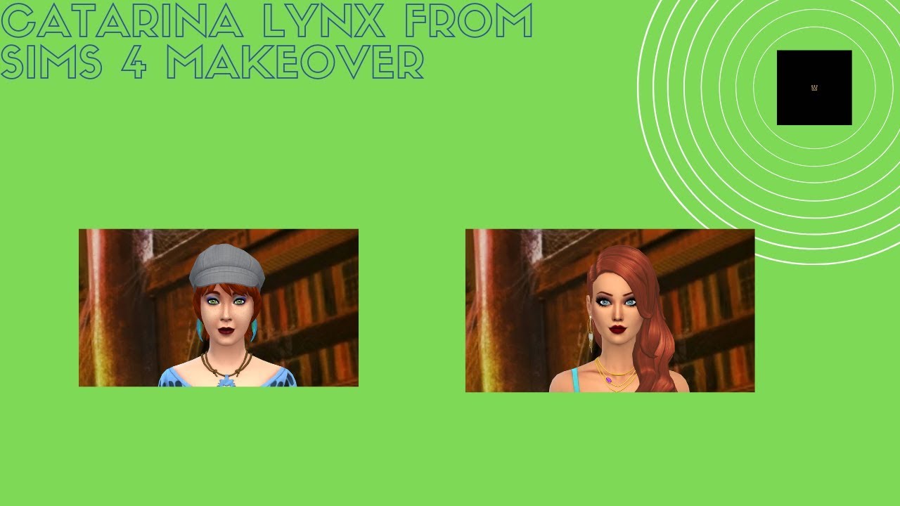 Catarina Lynx from sims 4 makeovers - YouTube