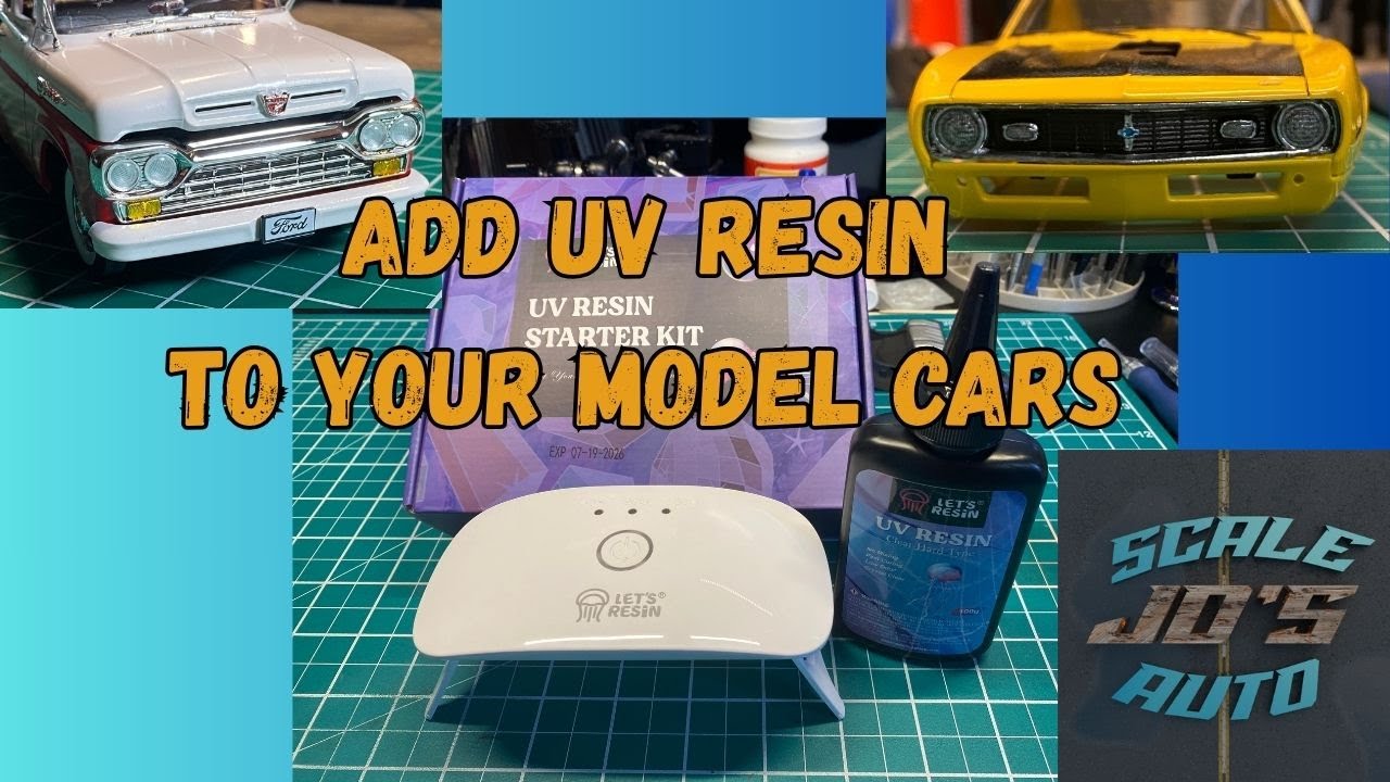How I Add UV Resin to my Scale Model Cars - YouTube