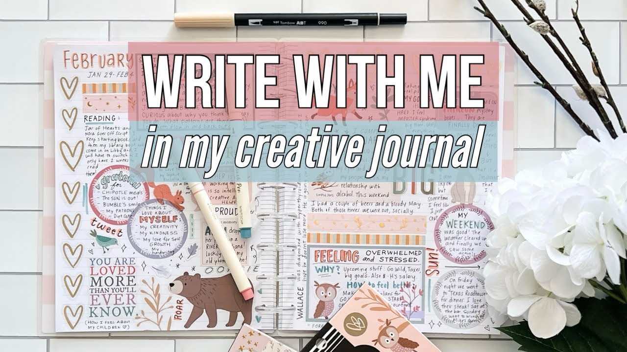 Journal With Me! Filling out my Happy Planner Creative Journal ...