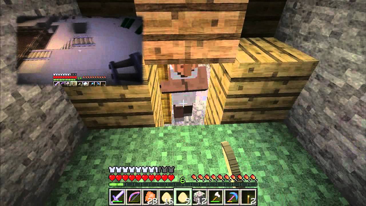 All New Digging Minecraft - Pushing Little Villagers. - YouTube
