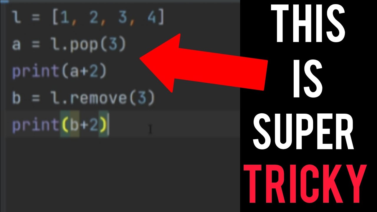 This python code puzzle is just amazing (PART 59) - YouTube