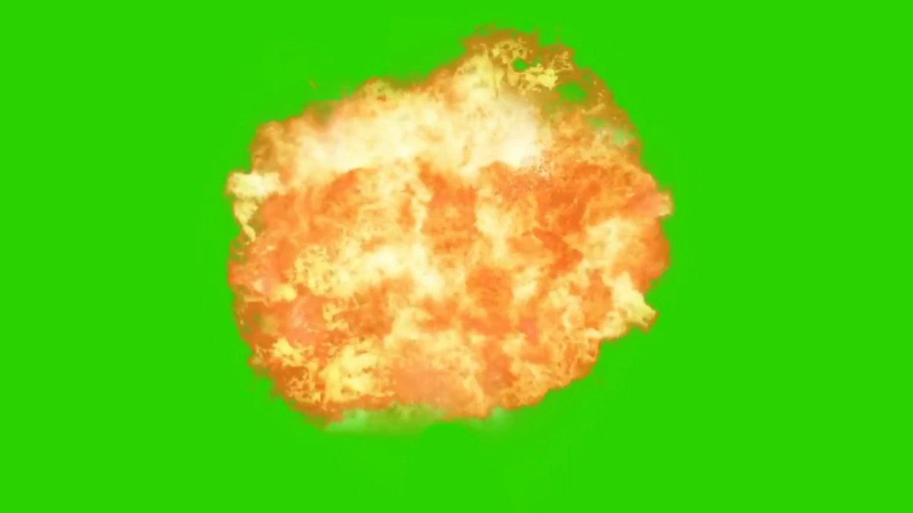 HD Green Screen Explosion Center - YouTube