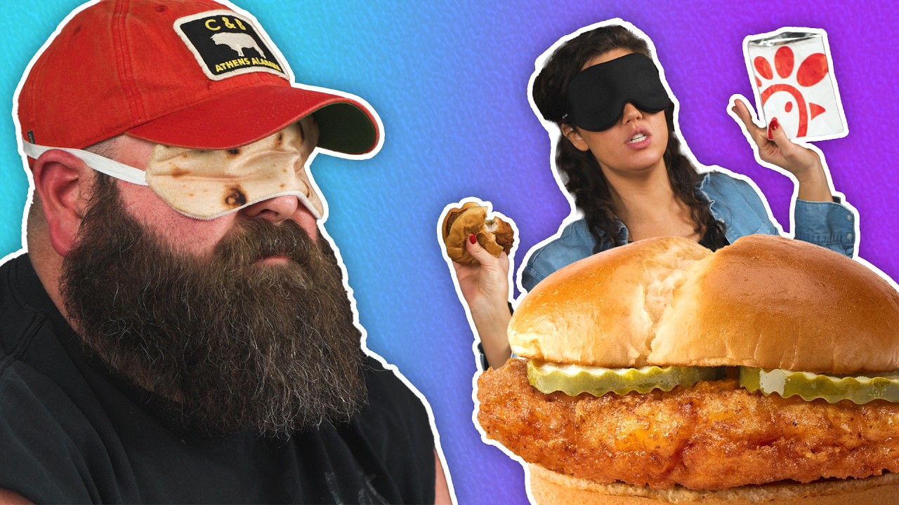 Blind Tasting 6 Fast Food Chicken Sandwiches! - YouTube