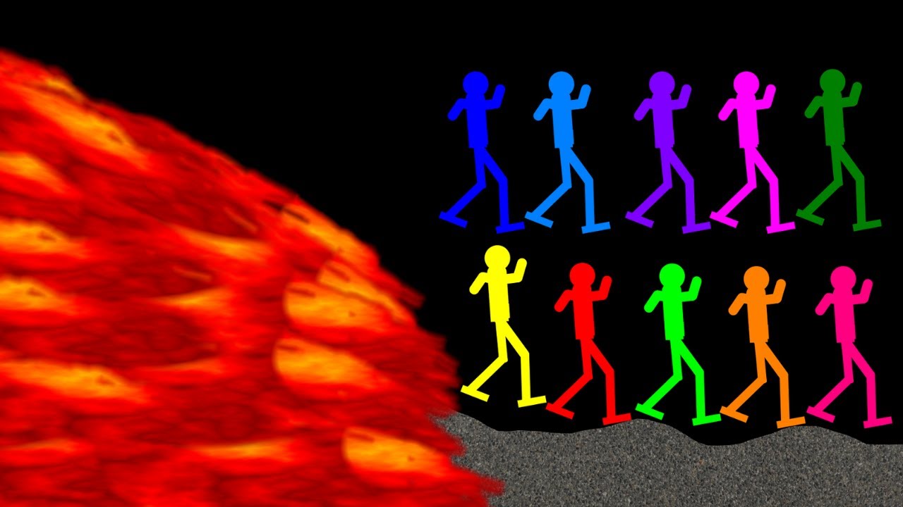 Survival Stickman Race: Run & Escape From the Lava - YouTube