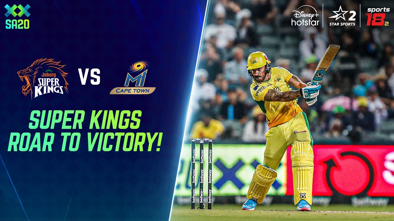 Johannesburg Super Kings win a rain-affected battle! | Match Highlights ...