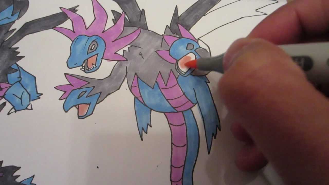 Pokemon Deino Coloring Pages