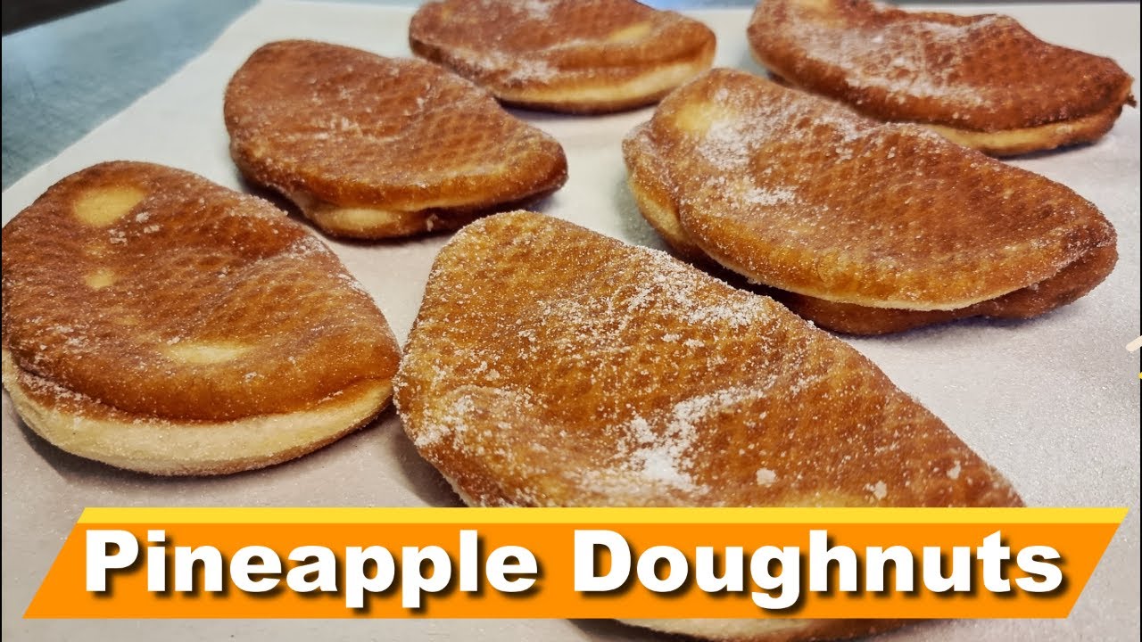 Pineapple doughnuts how to recipe | demo at Crazy Baker Kitchen - YouTube