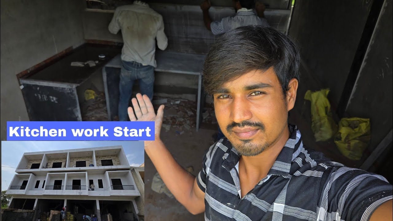 Kitchen Work Start [ PART 2 ] | Artifical Stone Kitchen 👍 - YouTube