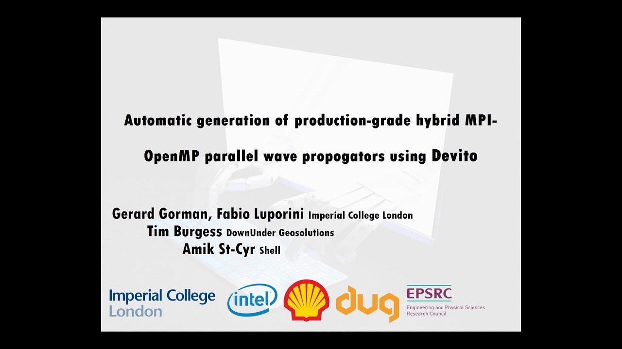 High Performance Computing Conference - Gerard Gorman - YouTube