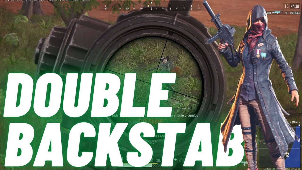 DOUBLE BACKSTAB [PUBG] Gameplay - YouTube