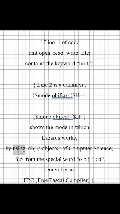 2 Lines Of Code Automatically Written Free Lazarus Ide Creating Gui Pascal Fcp Free Pascal