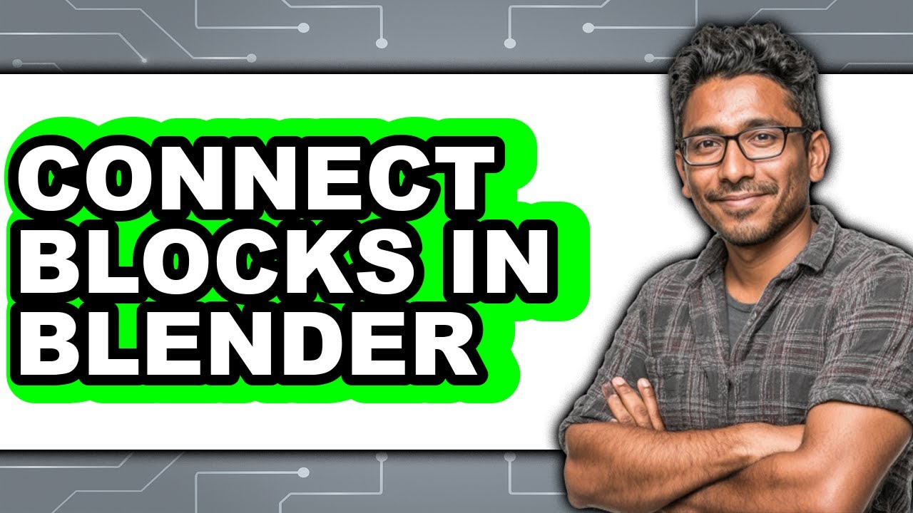 How to Connect Blocks in Blender - Easy Guide - YouTube