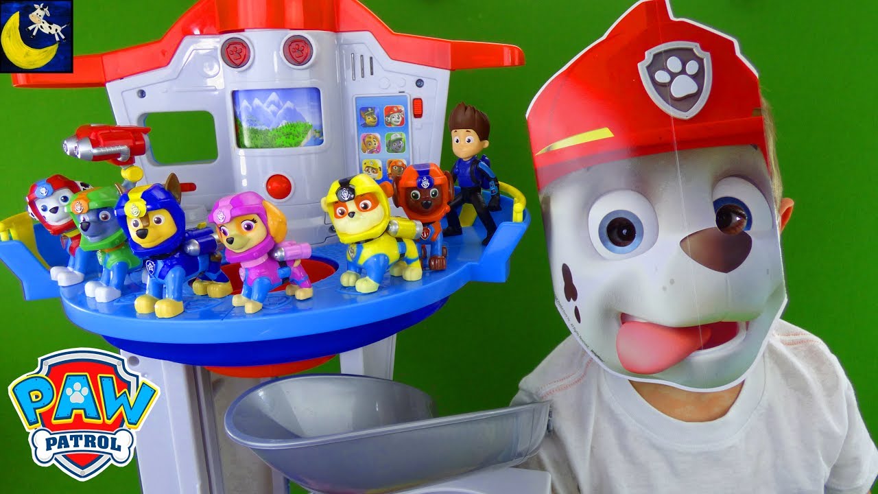 Paw Patrol Birthday Party Masks Marshall Chase Rubble Sea Patrol My ...