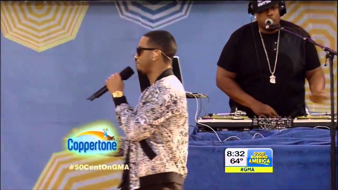 50 Cent Performs Smoke LIVE with Trey Songz on ABC Good Morning America ...