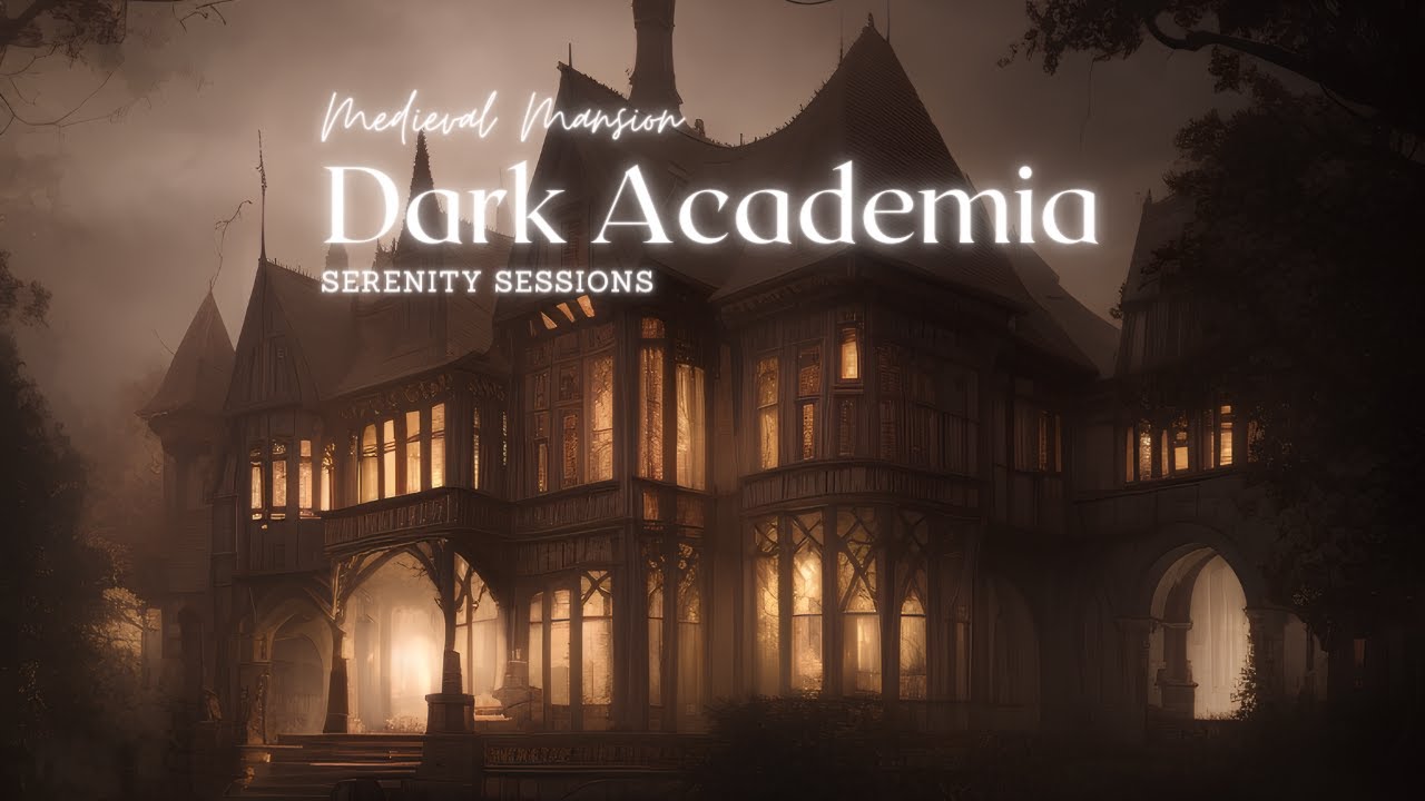 Dark Academia at the Medieval Mansion: A Rainy Night Soundscape of ...