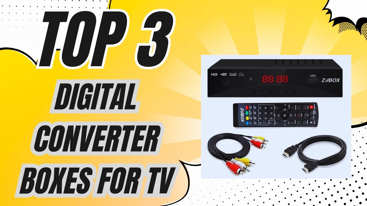 👍 Give Your TV a New Life! | The 3 Best Digital Converter Boxes You Need [2025] - YouTube